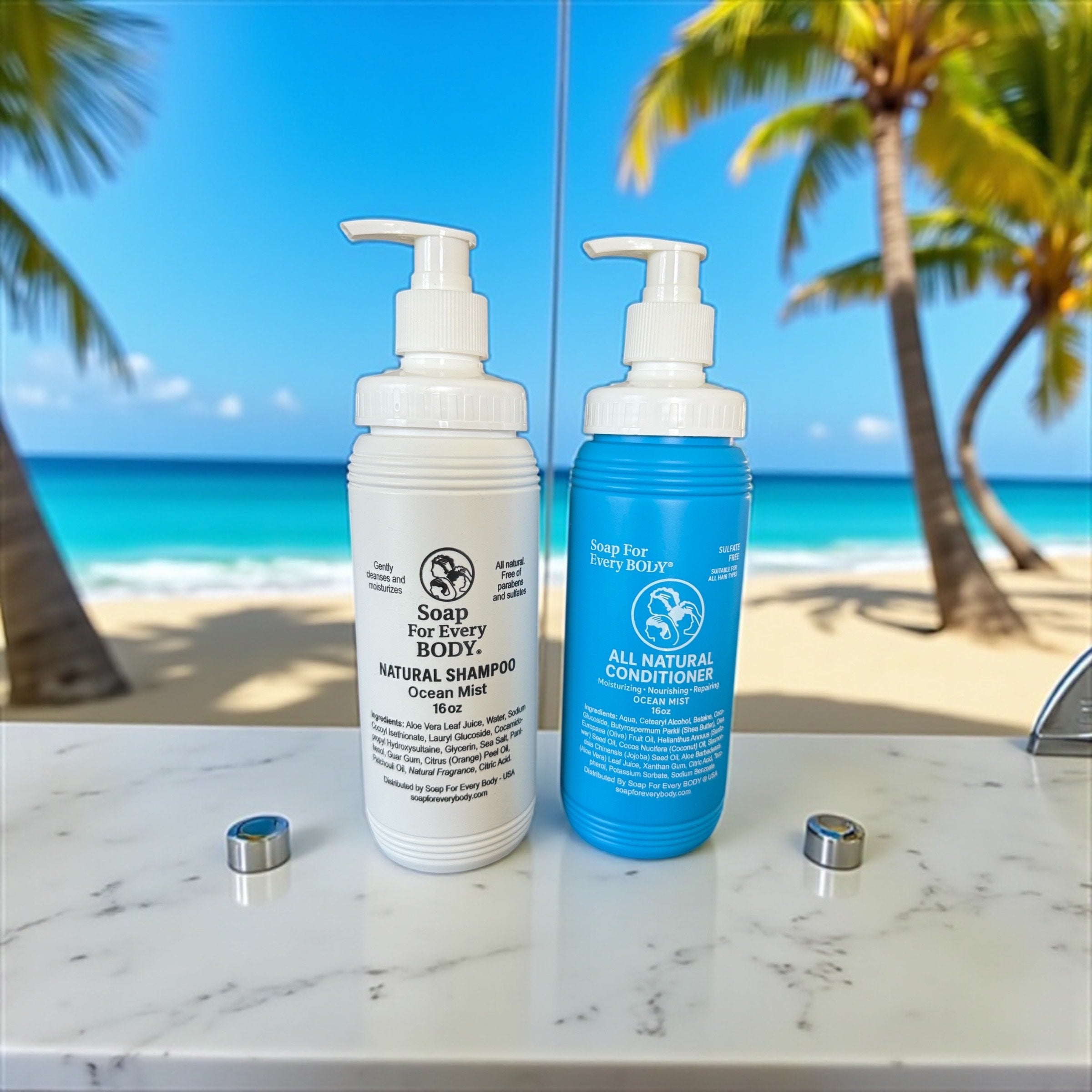 Ocean Mist Clean & Condition Duo · 16oz – Soap For Every BODY®