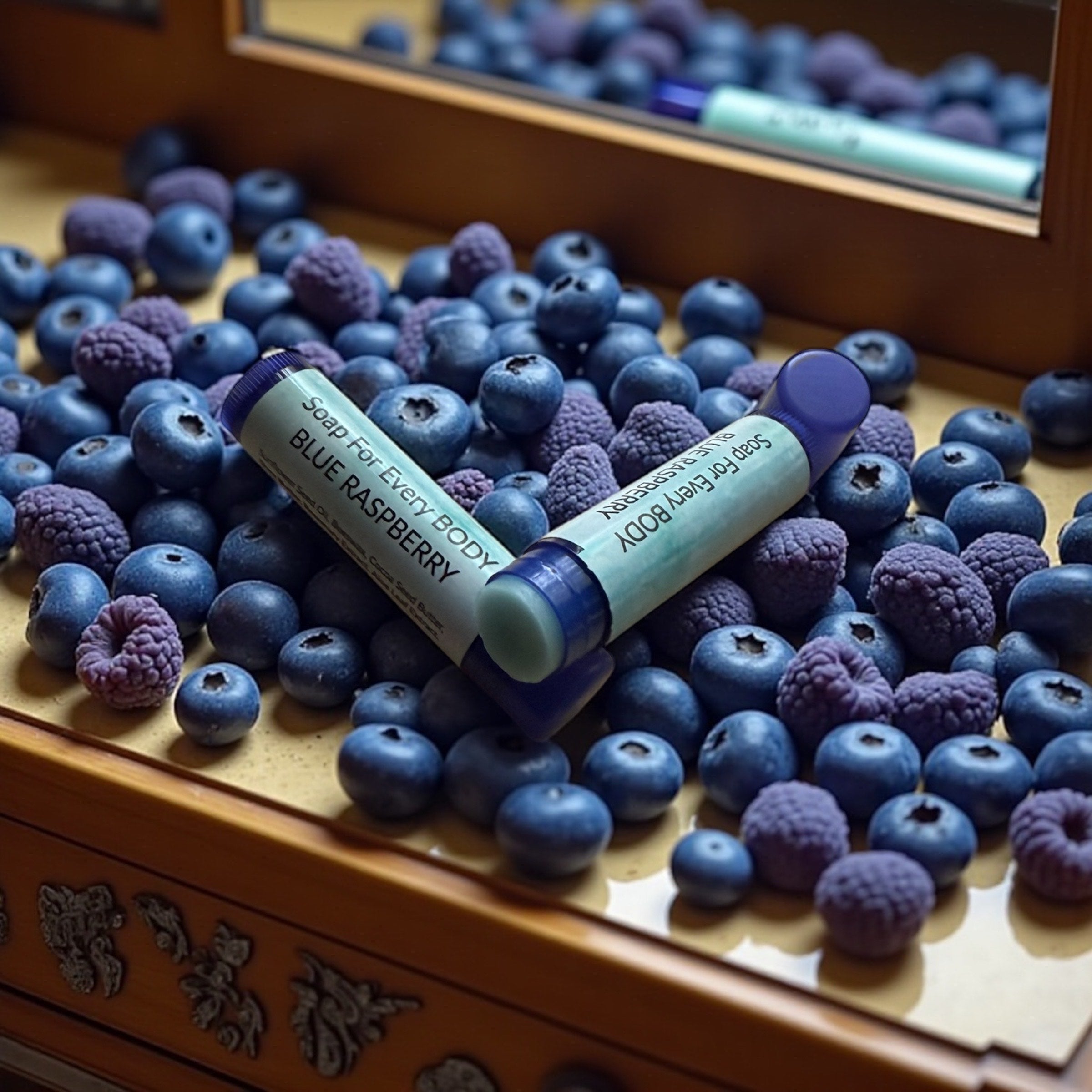 Blue Raspberry Lip Balm – Soap For Every BODY®