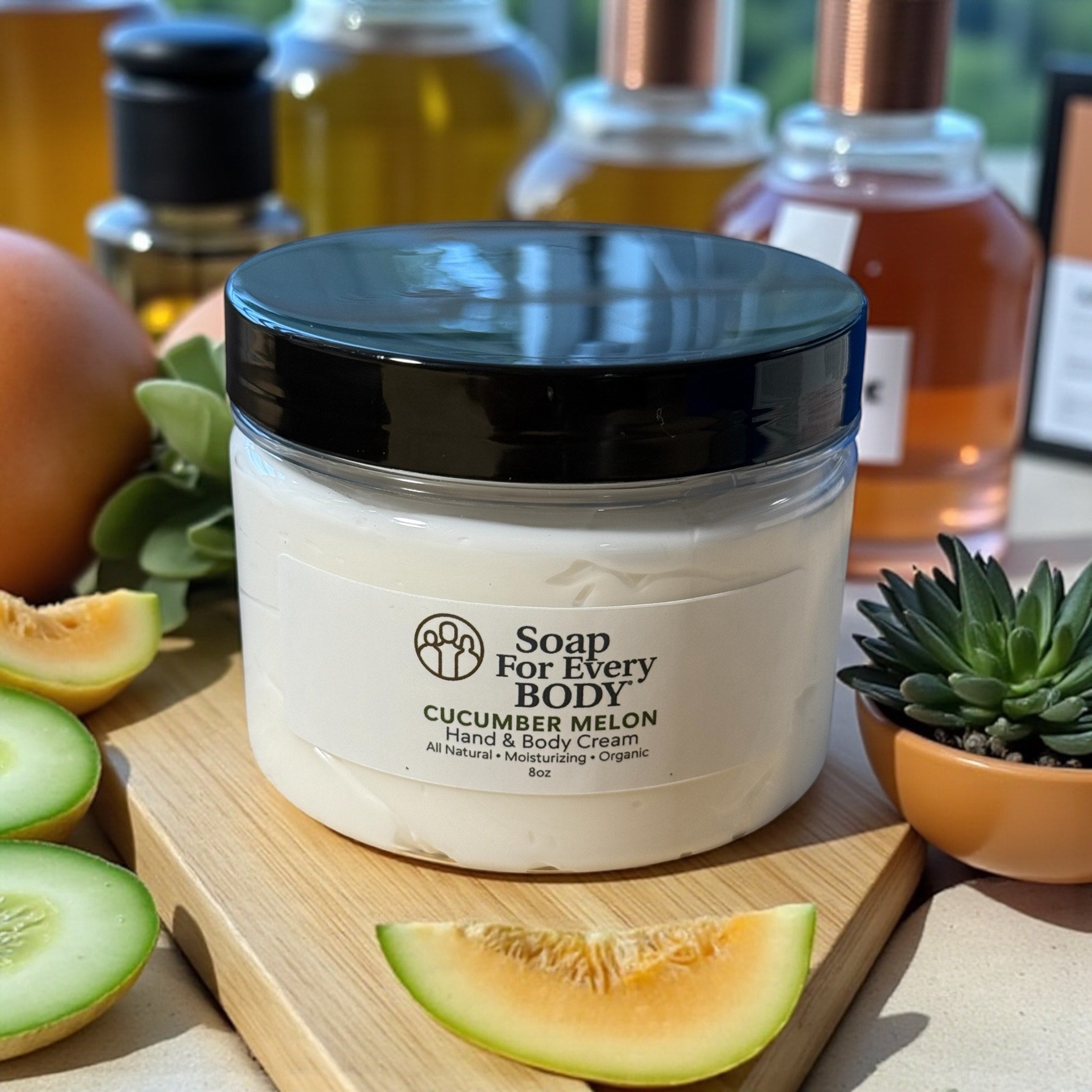Hand & Body Cream · Cucumber Melon · 8oz – Soap For Every BODY®