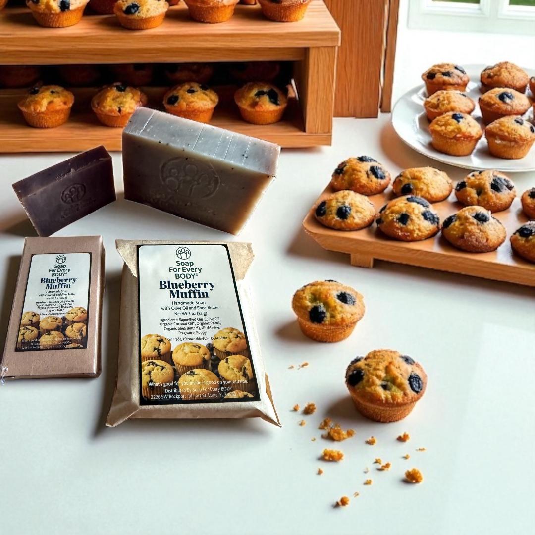 Blueberry Muffin Soap Bar – Soap For Every BODY®